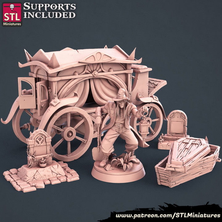 3D Printable Undertaker Set by STL Miniatures 3D Printable Undertaker Set by STL Miniatures