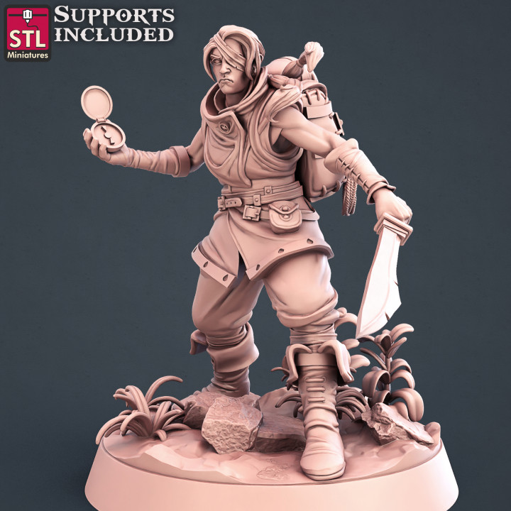 3D Printable Explorers Set by STL Miniatures
