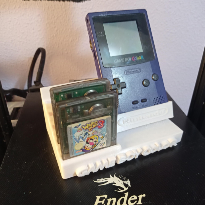 3D Printable gameboy color stand by Jaume Huguet