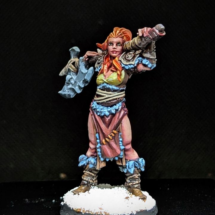 3D Print of [Free] Welcome Model + Painting Guide (Irya, the Barbarian ...