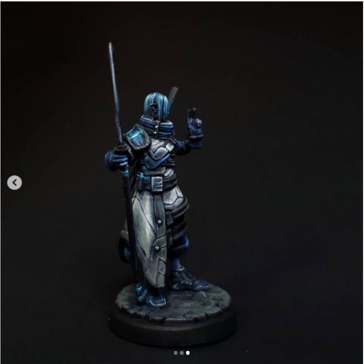 3D Printable Elanon Silverwind - Norian Space Elf Shinobi by Hack N ...