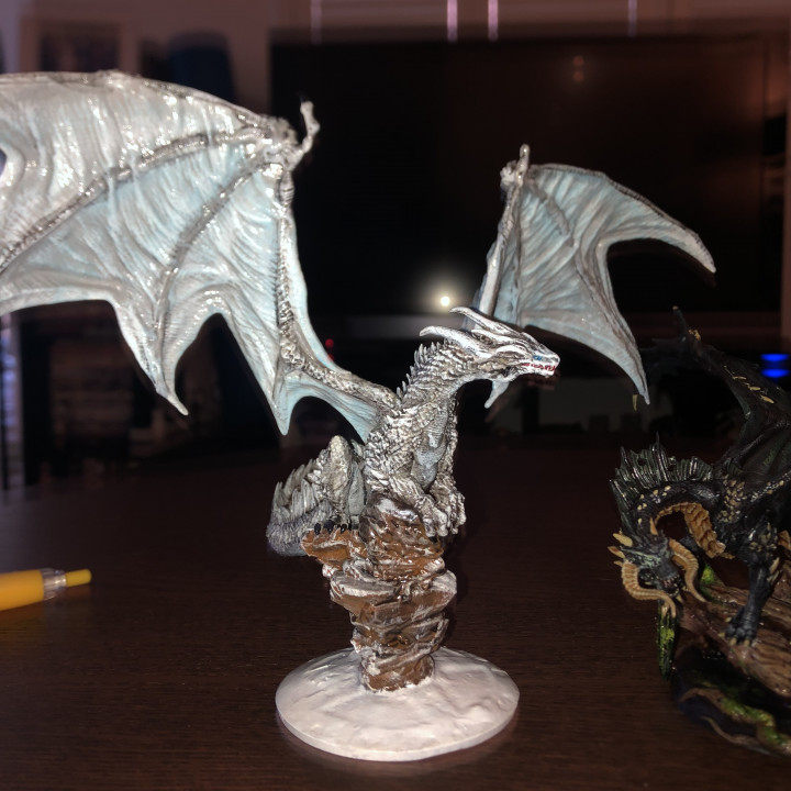 3D Print of Elder Drake - Gloomhaven proxy by nixmix