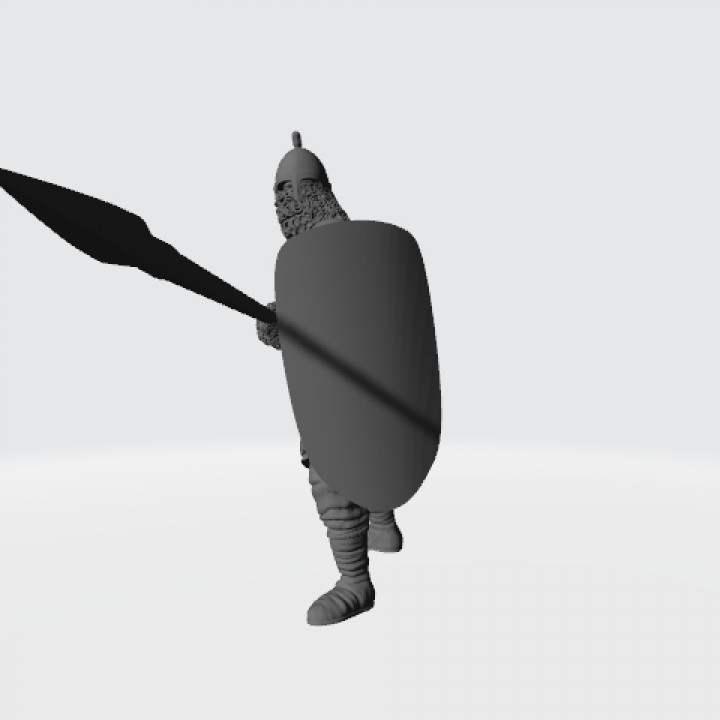 3D Printable Medieval Russian infantry with spear and shield by ...