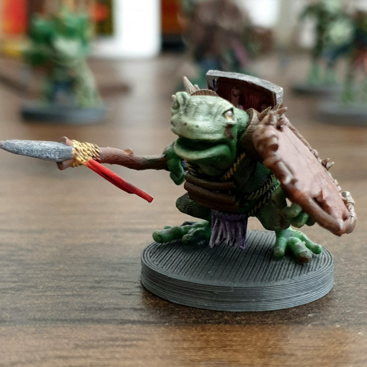3D Printable The Ruins of Evermist: Frogfolk Village by NovaMinis