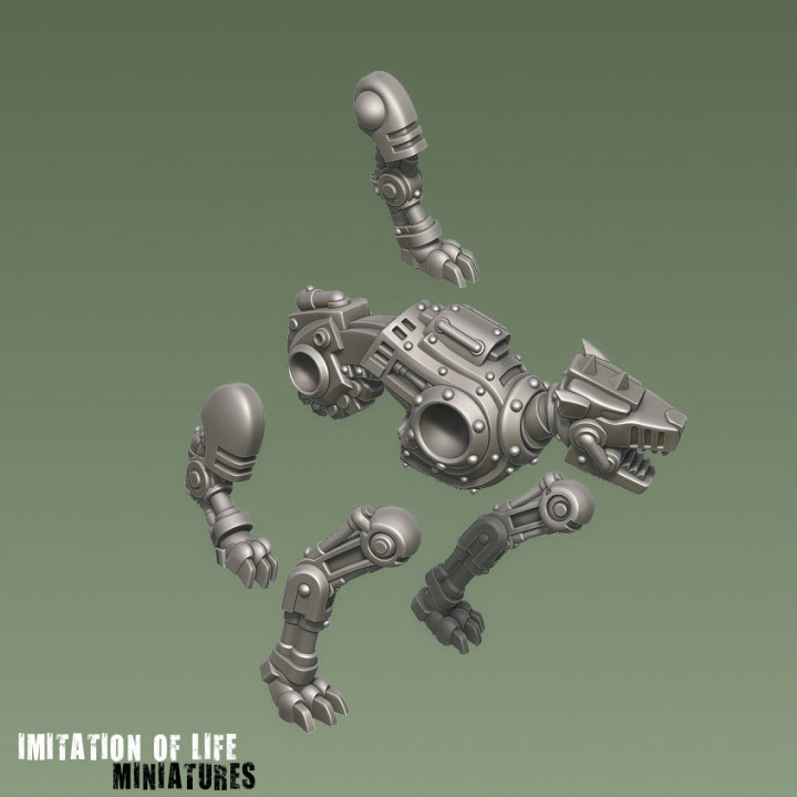 3D Printable Robodog 2 by Imitation of Life Miniatures