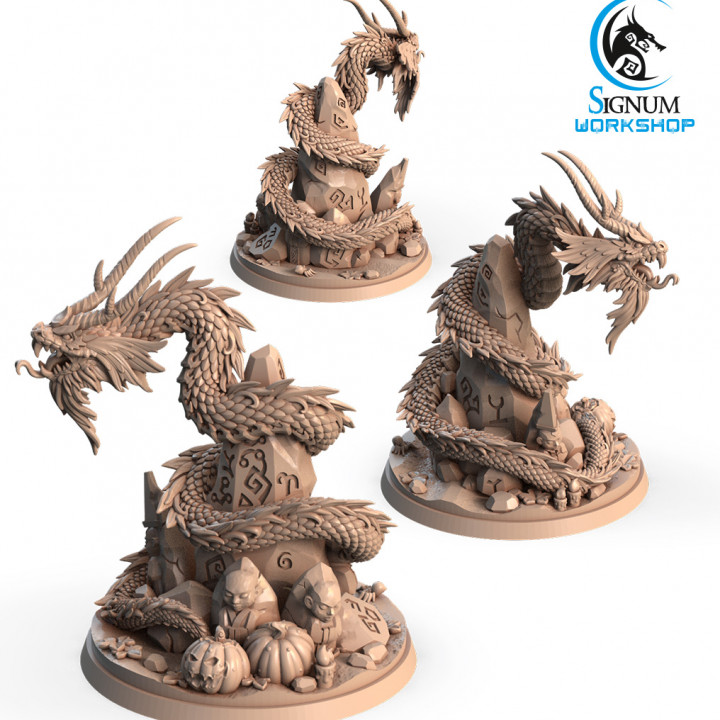 3D Printable The Ancient Shrine Serpent by Signum Workshop