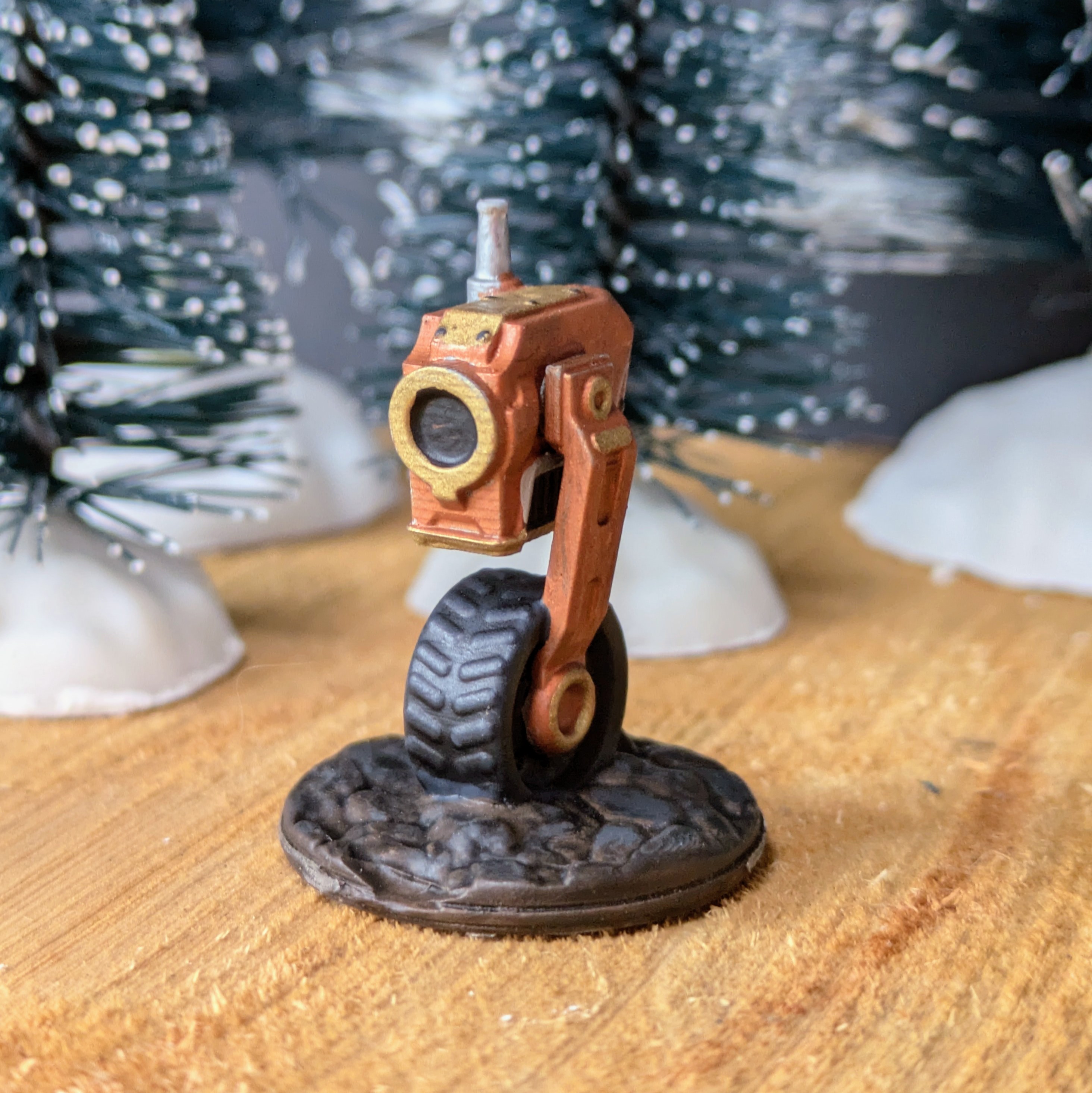 3D Printable Sci-fi "EC-025" Recon Roller Bot [Support-free] by Evan ...