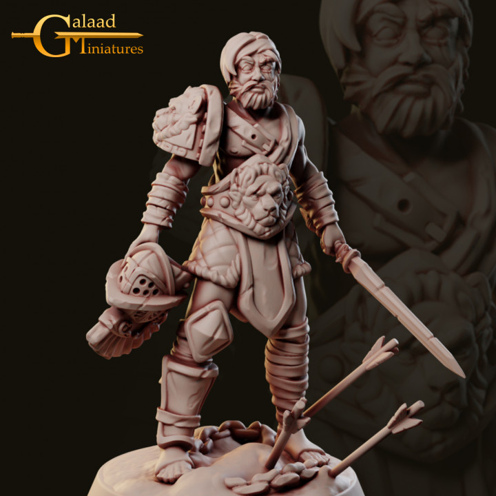 3D Printable Arena Fighters release - Full release by Galaad Miniatures