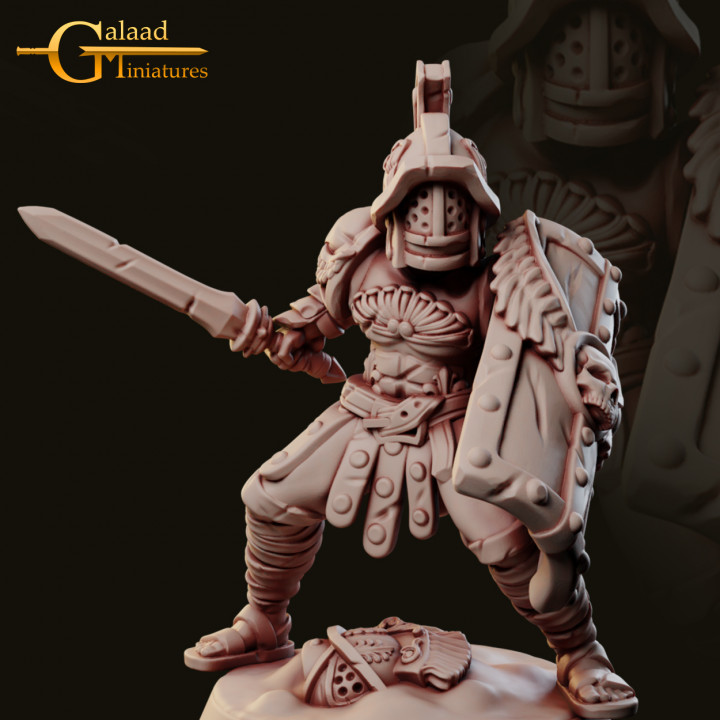 3D Printable Arena Fighters release - Full release by Galaad Miniatures