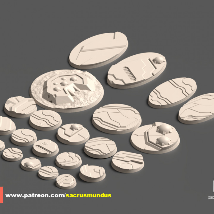 3D Printable Delta-Sol. Alien Border World. 3D Printing Designs Bundle ...