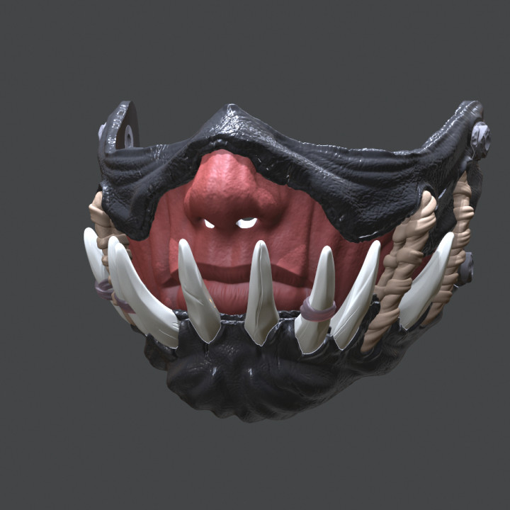 3D Printable Primal mask - single and multimaterial by Wekster