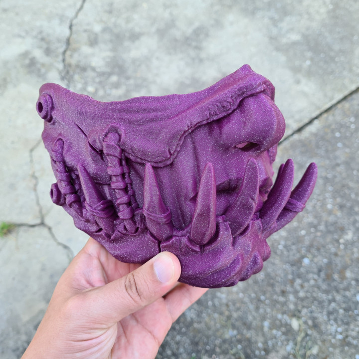 3D Printable Primal mask - single and multimaterial by Wekster