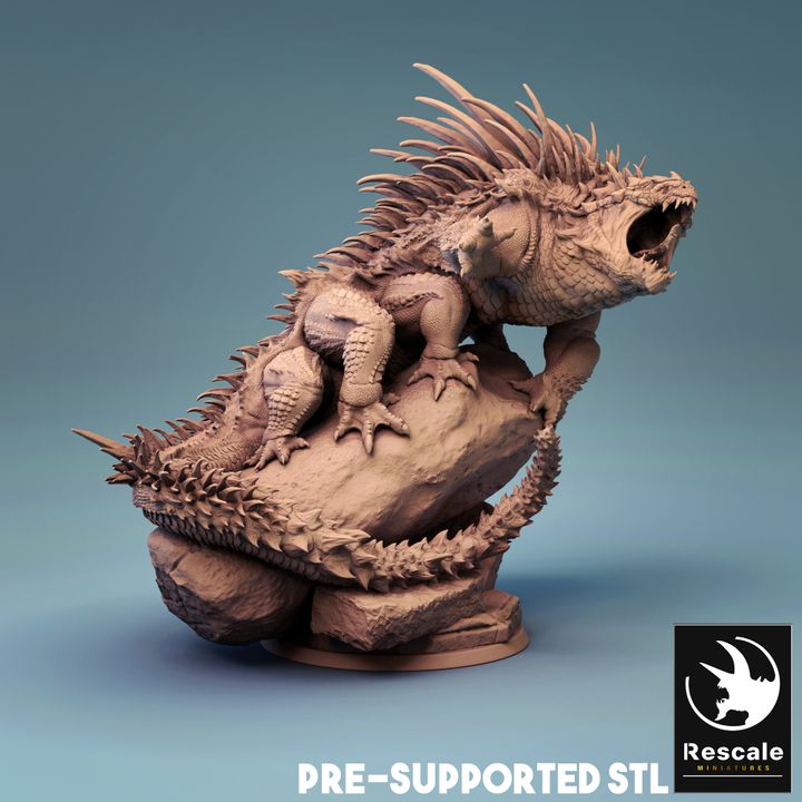 3D Printable Basilisk by Rescale Miniatures