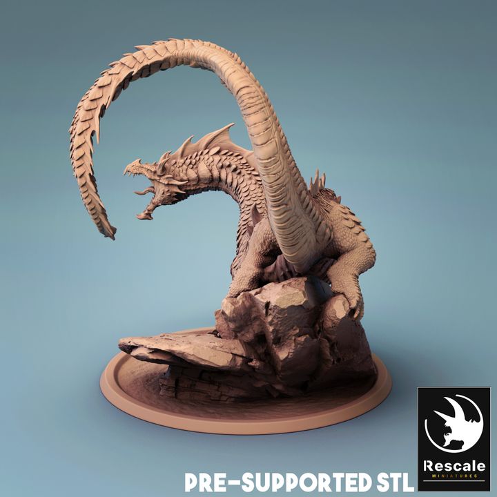 3D Printable Brine Drake by Rescale Miniatures