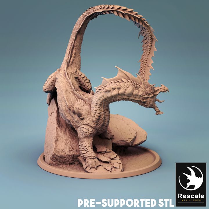 3D Printable Brine Drake by Rescale Miniatures