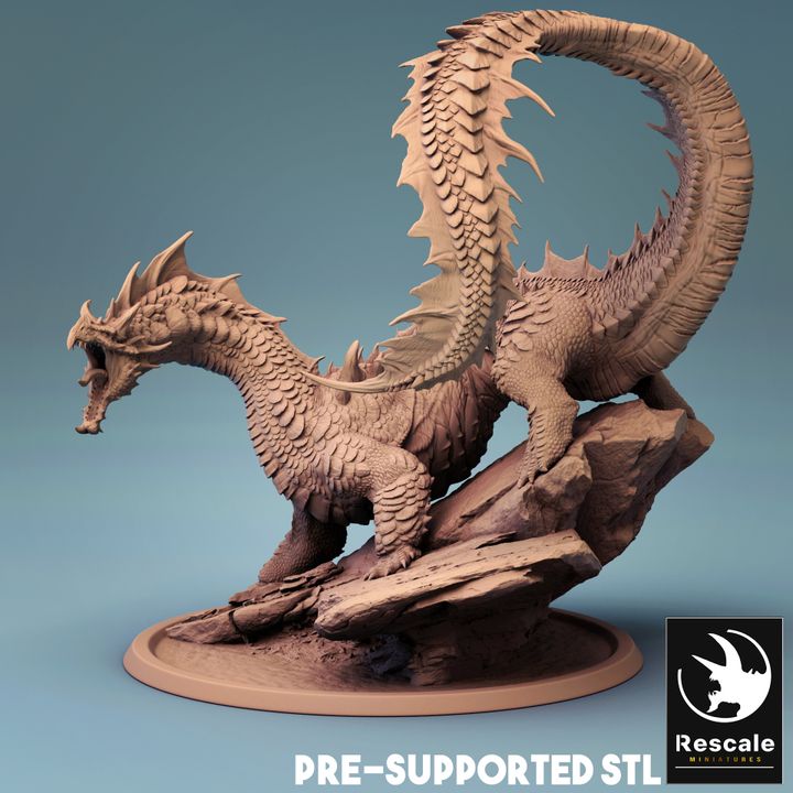 3D Printable Brine Drake by Rescale Miniatures