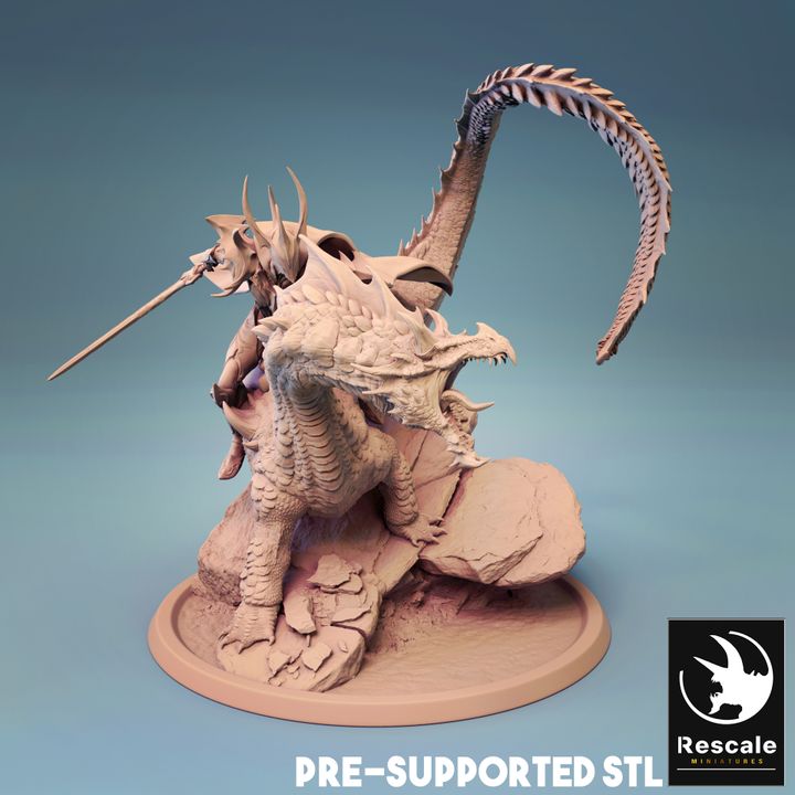 3D Printable Brine Drake by Rescale Miniatures