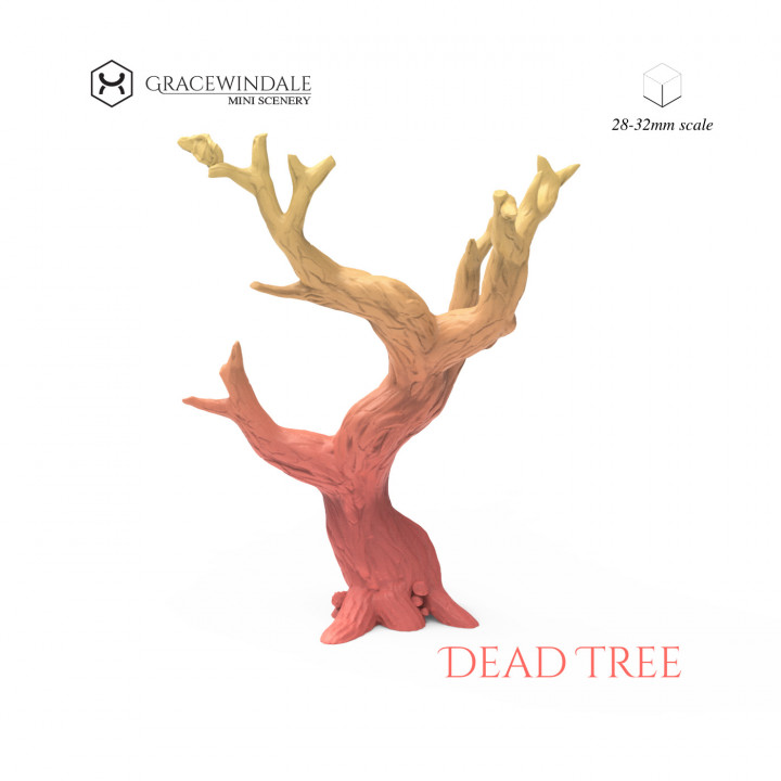 3D Printable Dead Tree by Gracewindale Mini Scenery