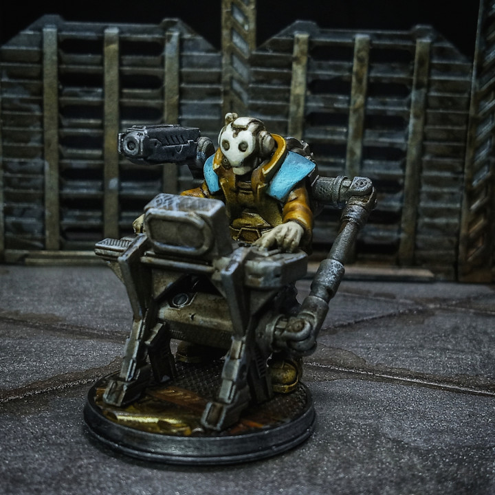 3D Print of PSYCHO NETHUNTERS HEX THE MASTER HACKER by nathanhengst