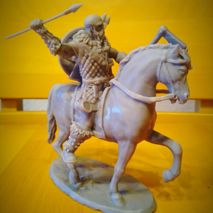 3D Printable Viking Jarl warrior rider by Rudolf Arendt