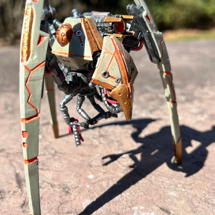 3D Print of Robot Tripod Walker by Flagonborn