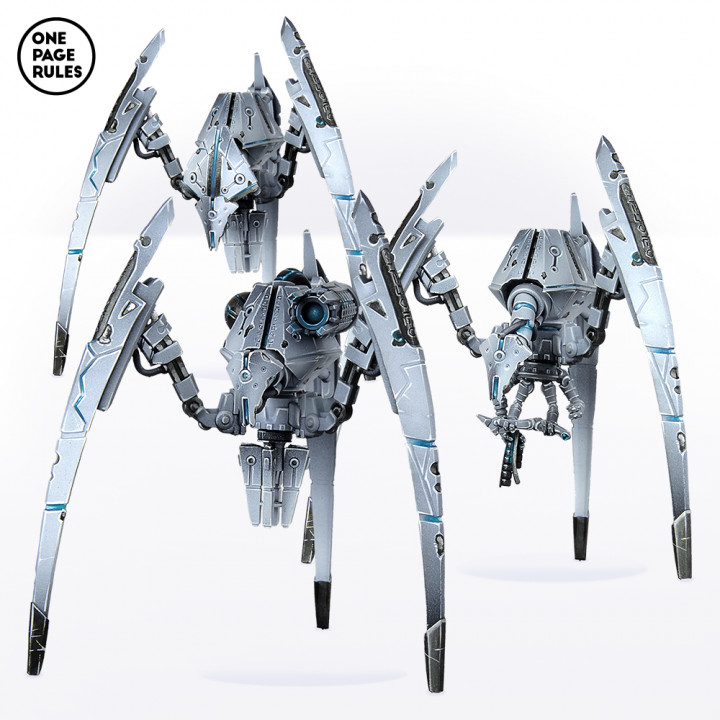 3D Print of Tripod Walker - Robot Legions by onepagerules