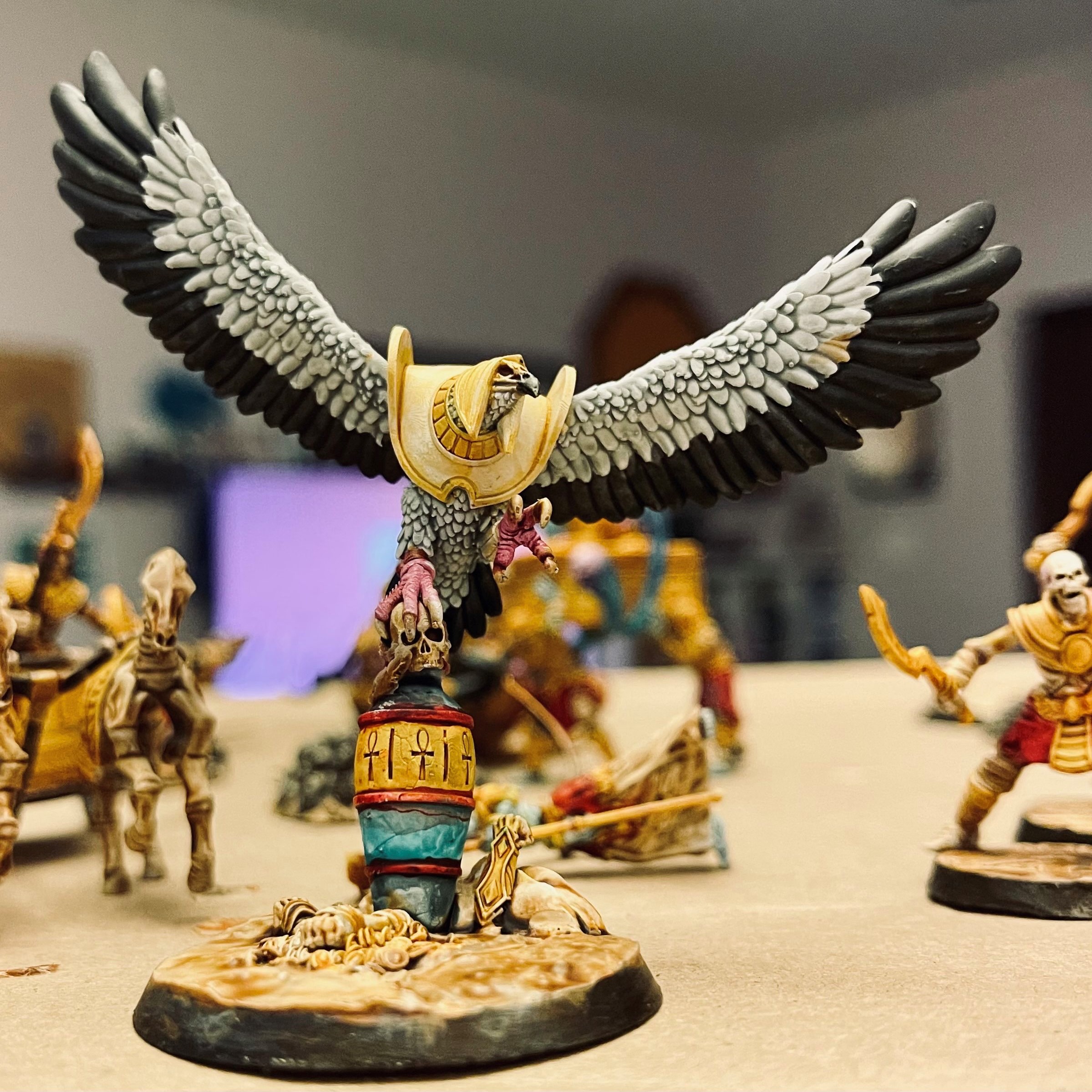 3D Printable Vultures - Mummified Undead by One Page Rules