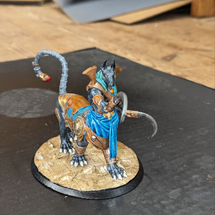 3D Print of Sphinx Champion - Mummified Undead by damonprater