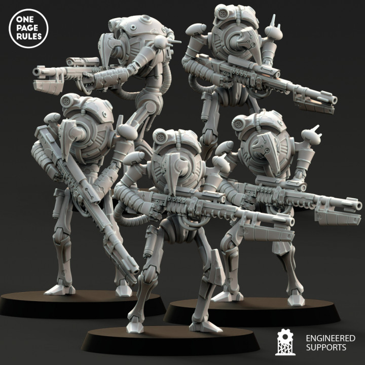 3D Printable Robot Legions - Release #5 by One Page Rules