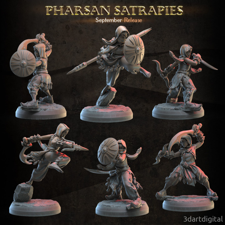 3D Printable 3dartdigital - September Release - Pharsan Satrapies by ...