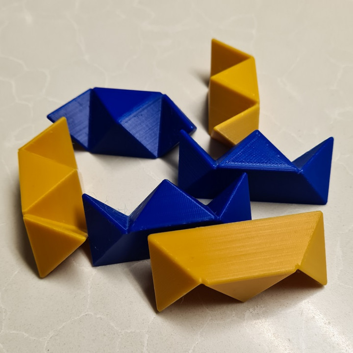 3D Printable star puzzle by sergey