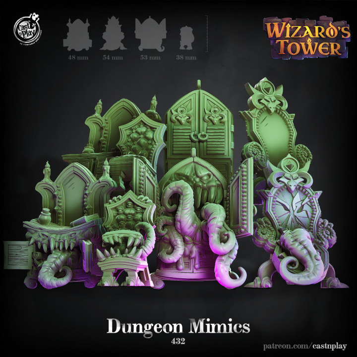 3D Printable Wizard's Tower (Bundle) (Pre-Supported) by Cast n Play