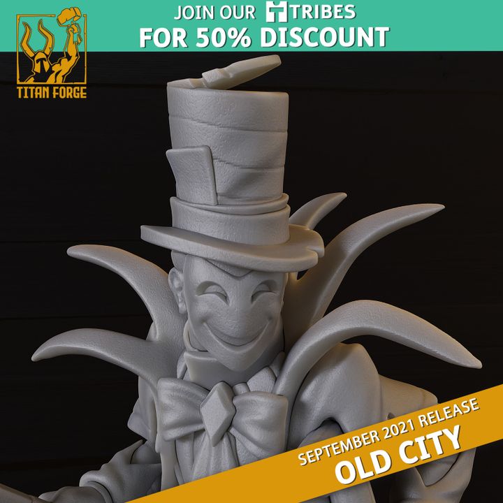 3D Printable Old City Jester Harbringer of the Smiling Lamb by Titan ...
