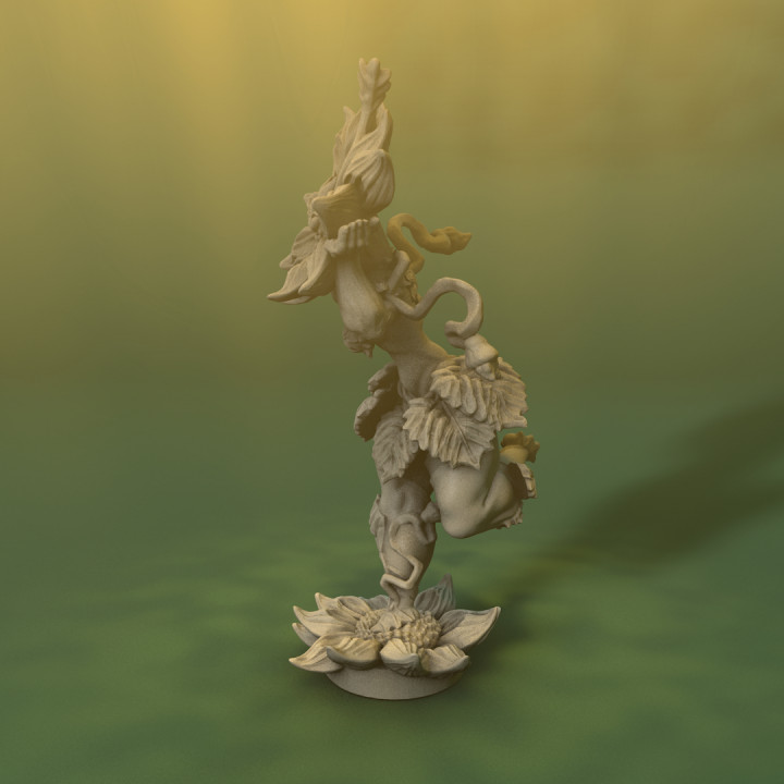 3D Printable Sunflower Leshy by Lamppost Collective