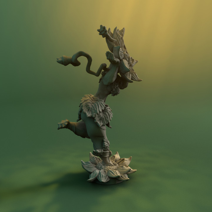 3D Printable Sunflower Leshy by Lamppost Collective
