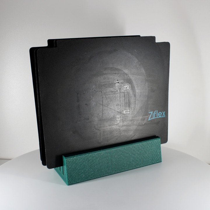 3D Printable Build Plate Storage Stand by Erwin Boxen