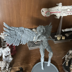 3D Printable Cyborg Angel by 3DArtGuy