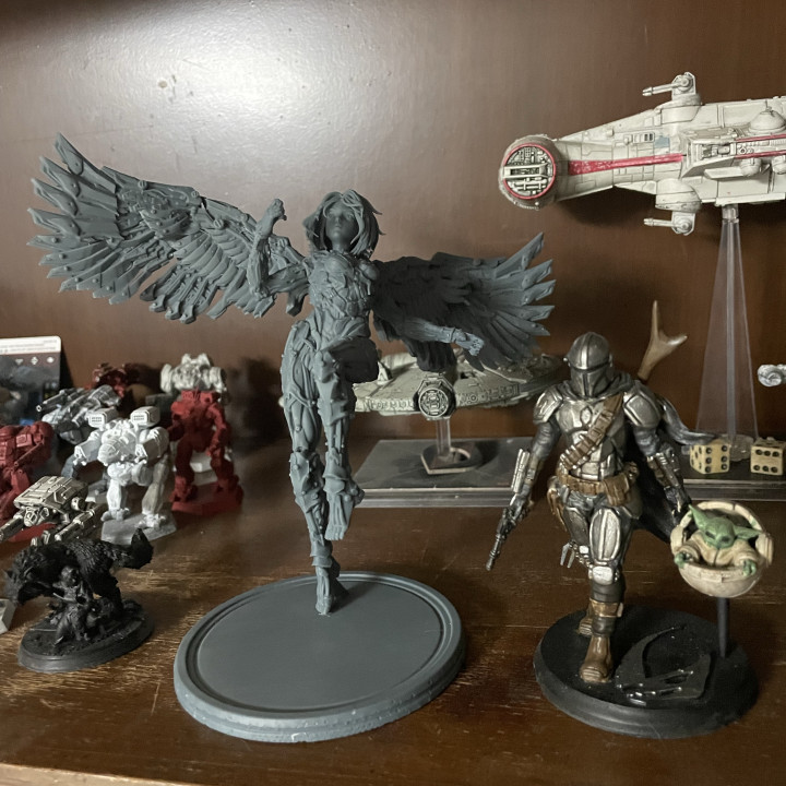 3D Print of Cyborg Angel by zybscott