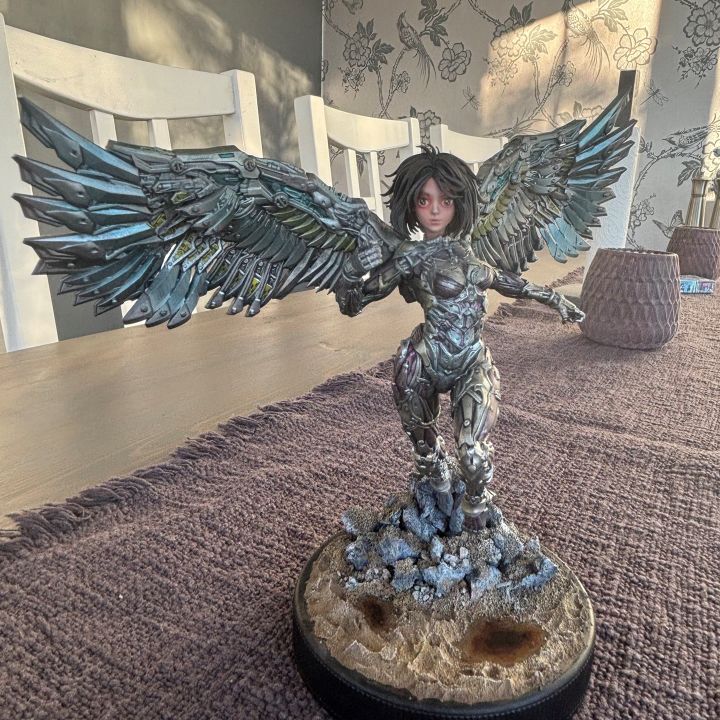 3D Print of Cyborg Angel by adamwolski