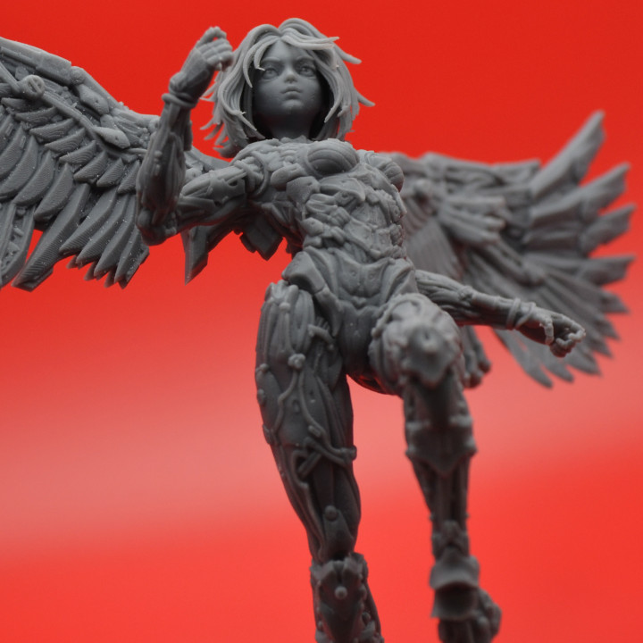3D Print of Cyborg Angel by bondboy8