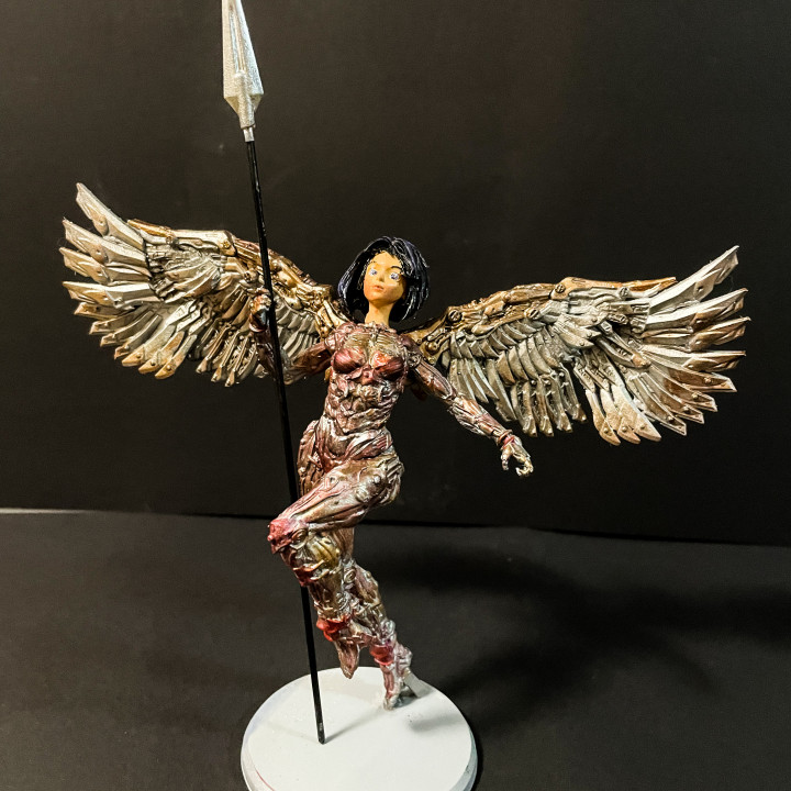3D Print of Cyborg Angel by aiverr