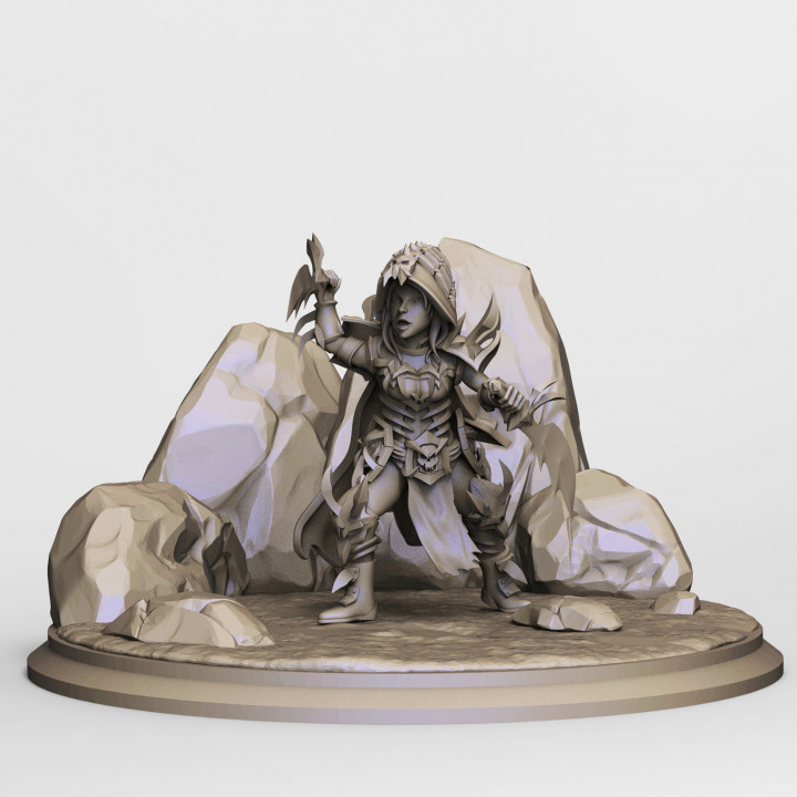 3D Printable Dwarf Assassin by LionAce