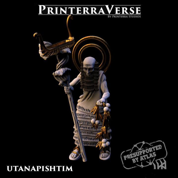 3D Printable 007 MESOPOTAMIA Epic of Gilgamesh Gods Minis by Printerra ...