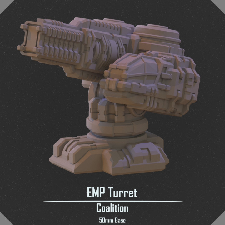 3D Printable EMP turret by Vesper Project