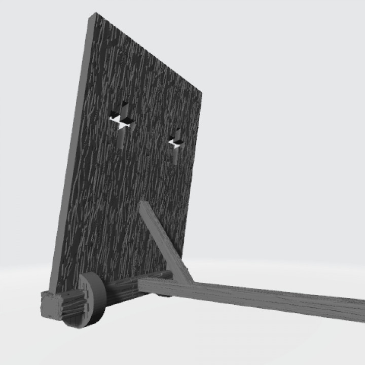 3D Printable Medieval Siege Protection, single pole and arrows by ...