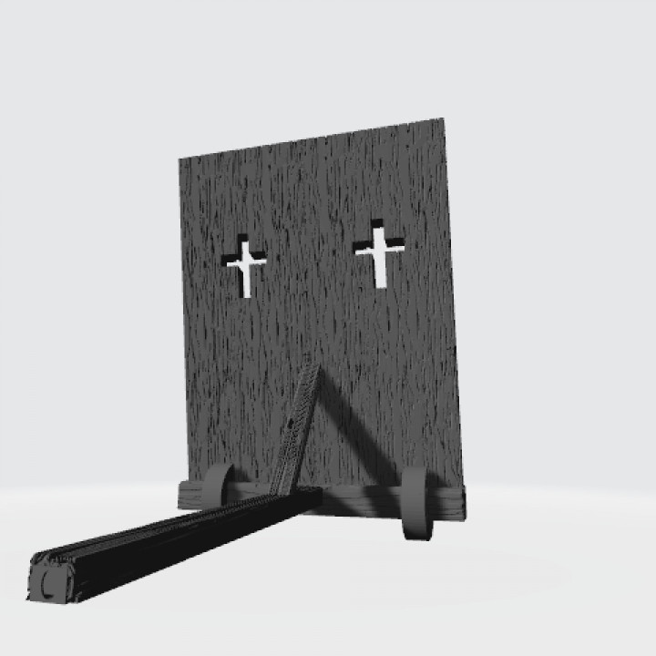 3D Printable Medieval Siege Protection, single pole and arrows by ...