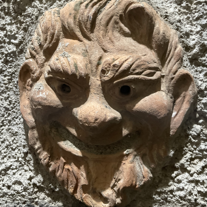 3D Printable Mask of a satyr by Scan The World