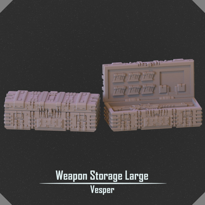 3D Printable Large weapon case by Vesper Project