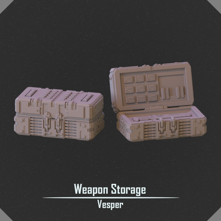 3D Printable Large weapon case by Vesper Project
