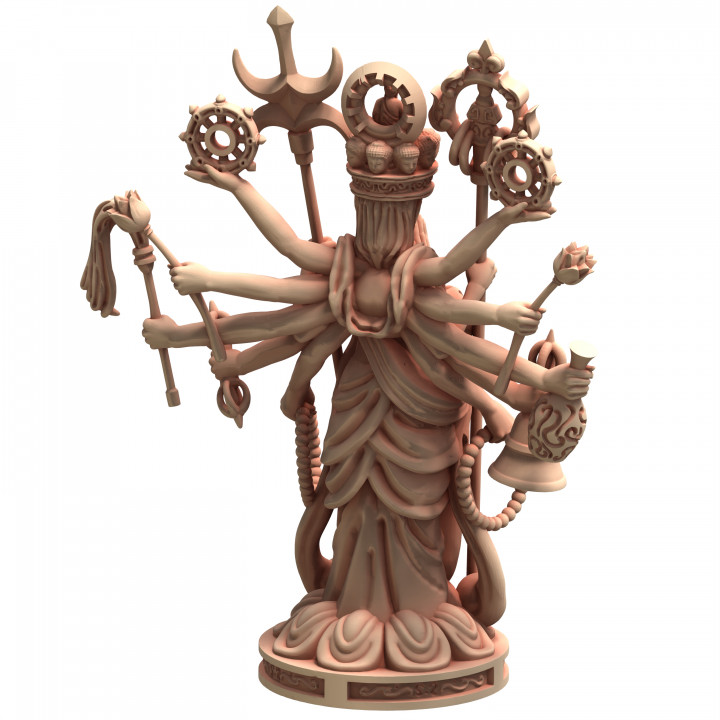 3D Printable 004 JAPAN Shinto Buddhist Goddess Kannon by Printerra Studios